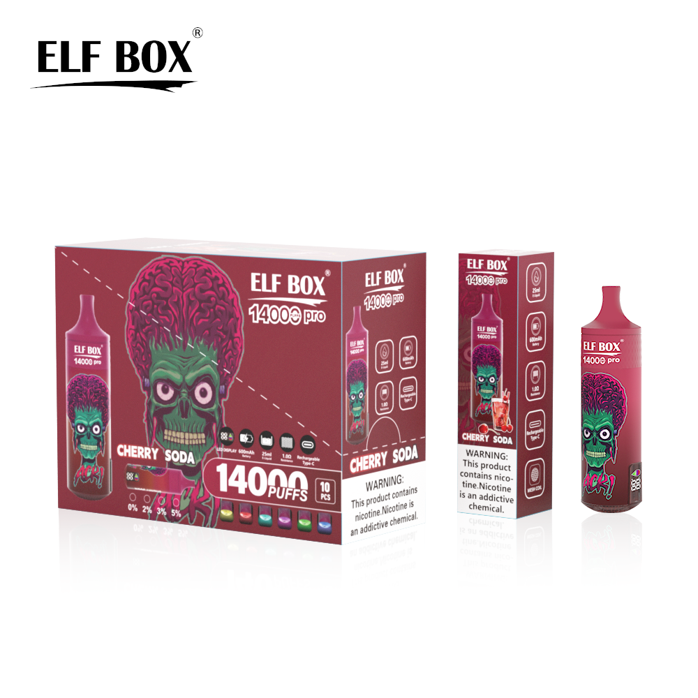 Cherry Soda Vape der zollfreie ELF BOX RGB14000 pro Fruchtgenuss für ...