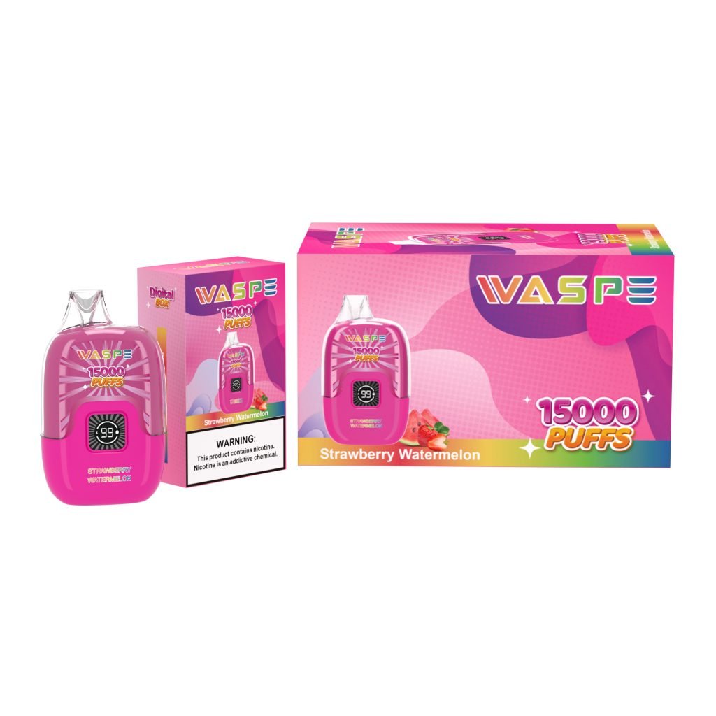 Skaffa tullfria WASPE 15000 PUFFS Strawberry Watermelon E-Cigarett till ...